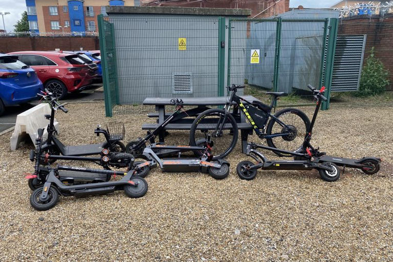 22 'nuisance' e-bikes and quads seized and crushed in Preston police blitz