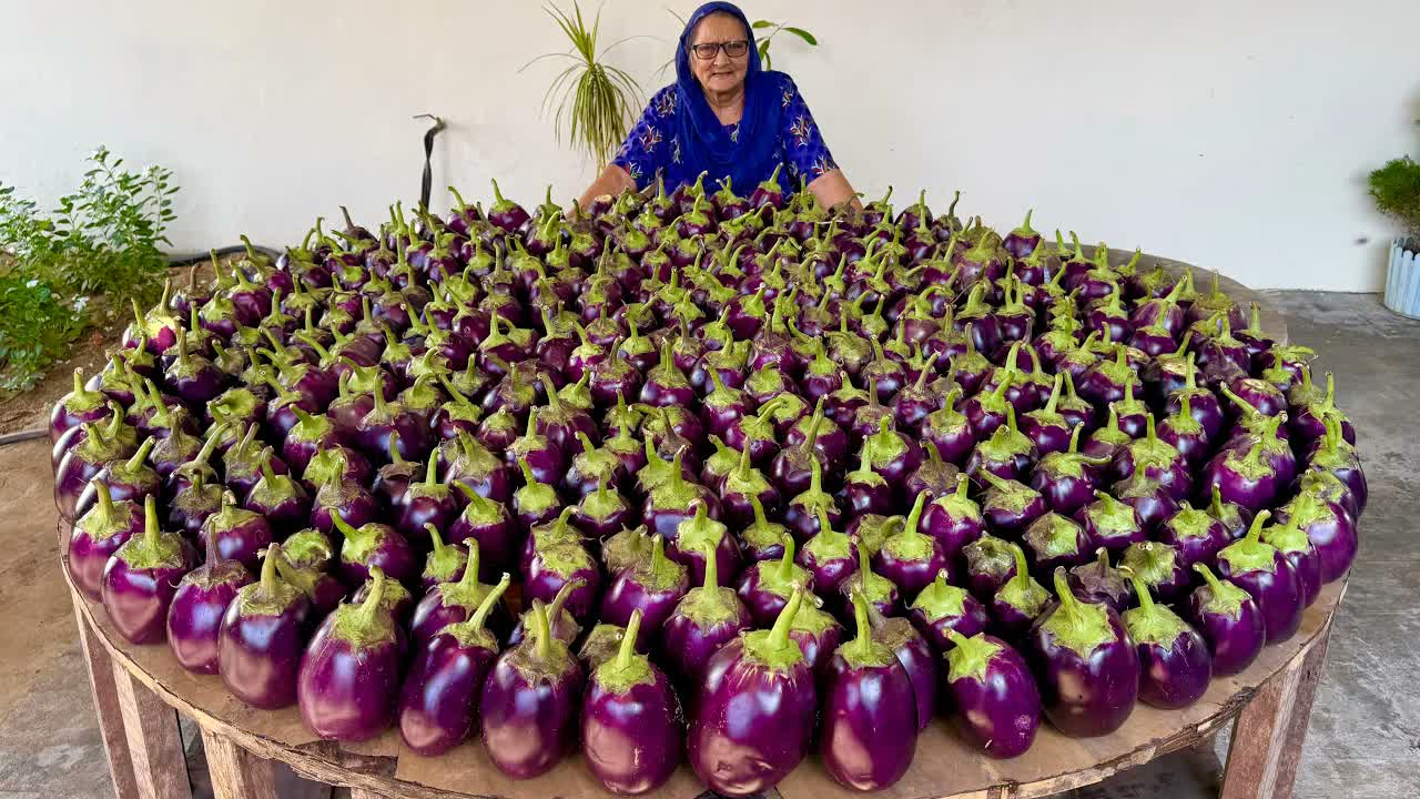 How to make big brinjal bharta without roasting