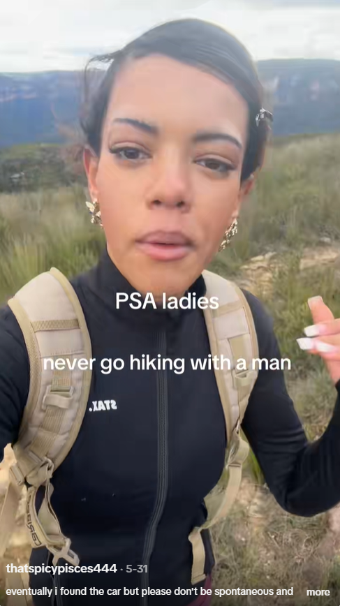 Woman hikes with man—horror at what he does to her 2 hours later