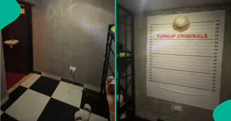 Video as Nigerian lady cries out after finding strange 'prison' inside ...