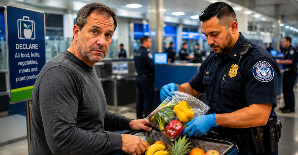 Customs seized food from my luggage, and I had no idea the contents ...