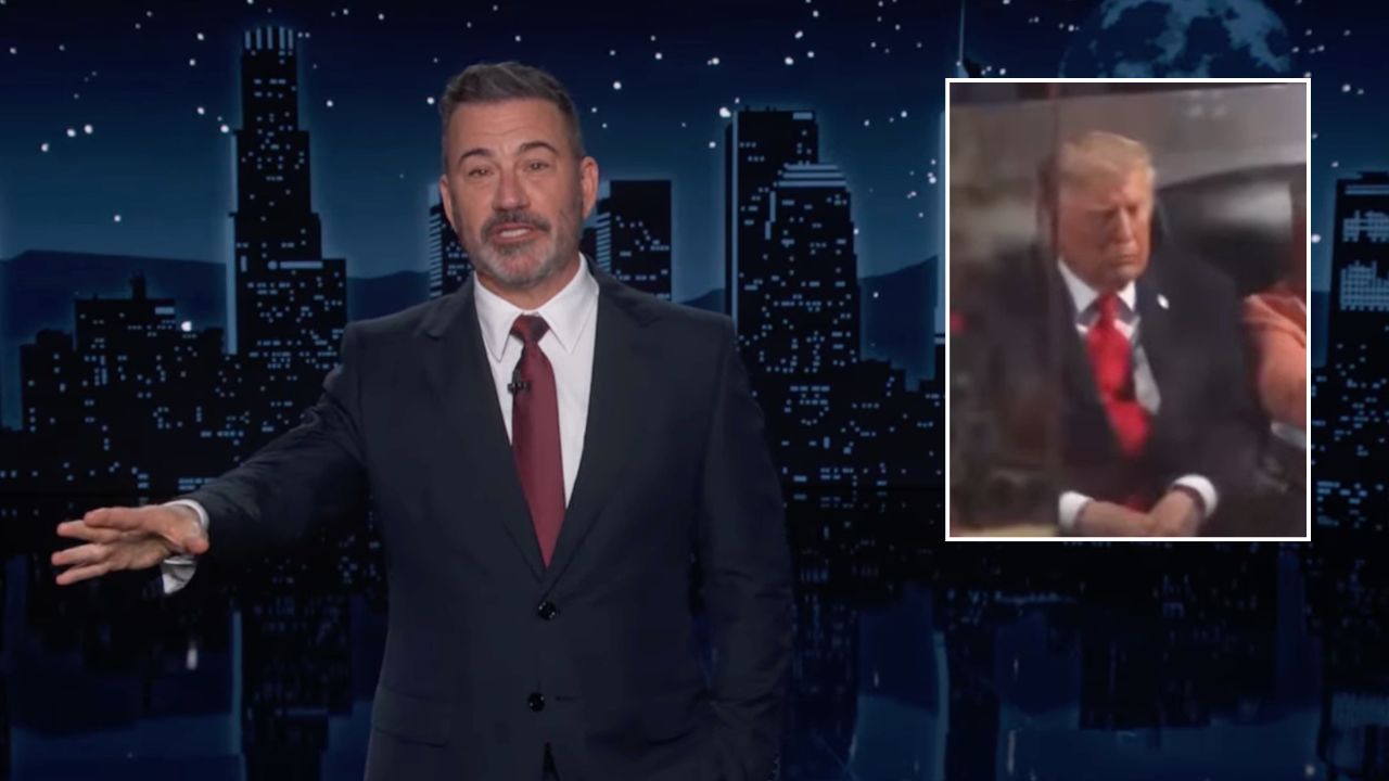 Jimmy Kimmel roasts Trump’s apparent nap at NBA Finals: ‘I hope Joe ...
