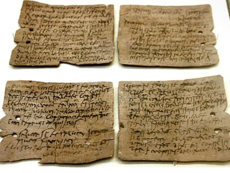 In 1973, archaeologists in a muddy Roman fort trench found thin wooden ...