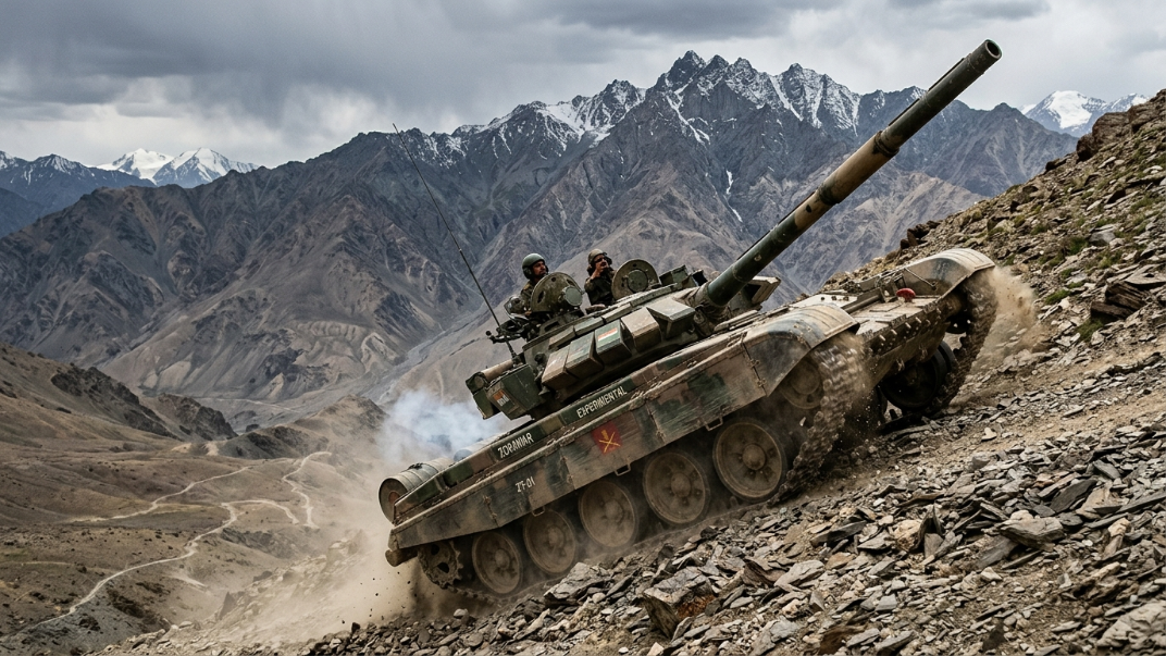 India’s new light tank faces China’s mountain test