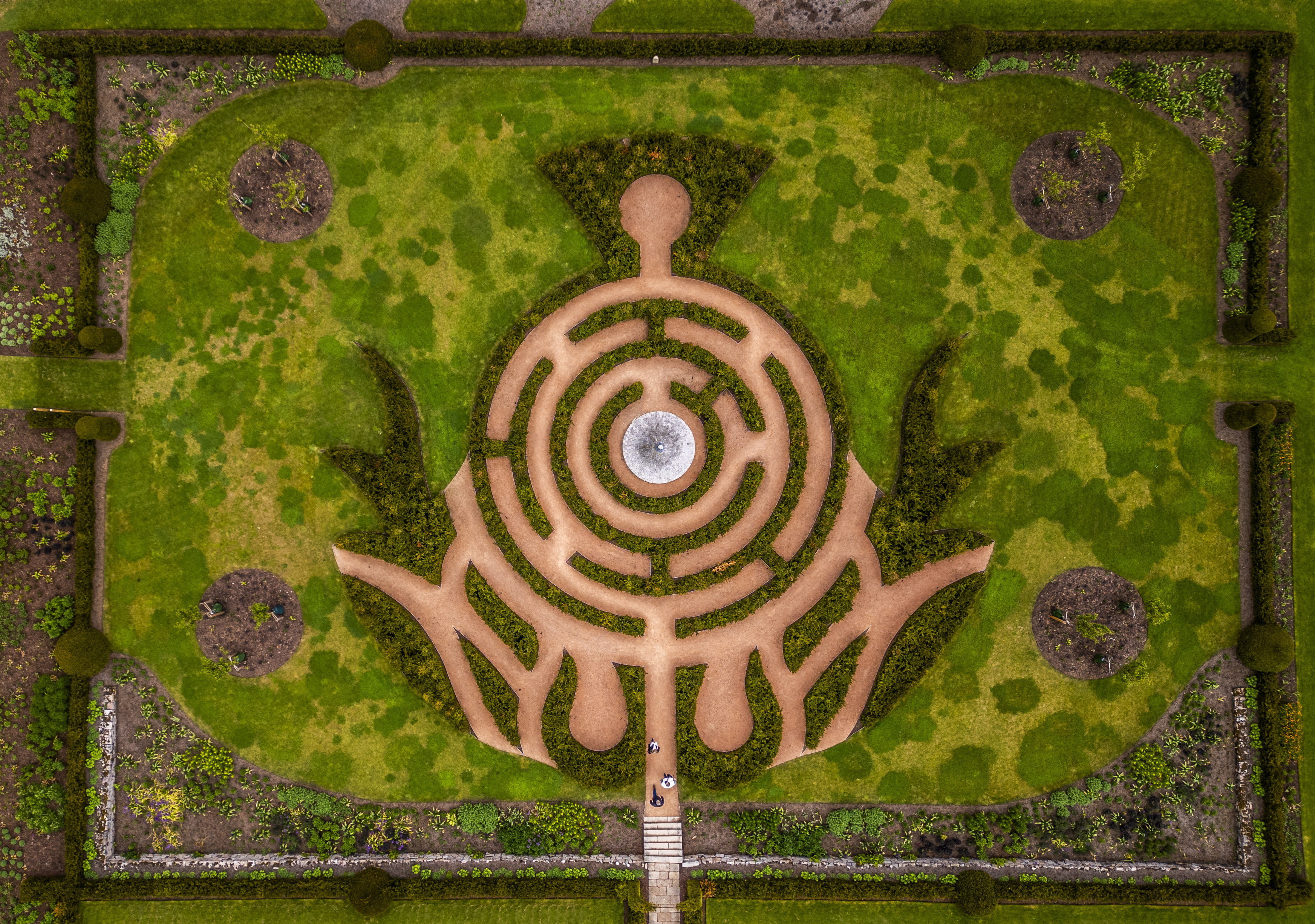King Charles unveils Balmoral maze in tribute to Queen Elizabeth II