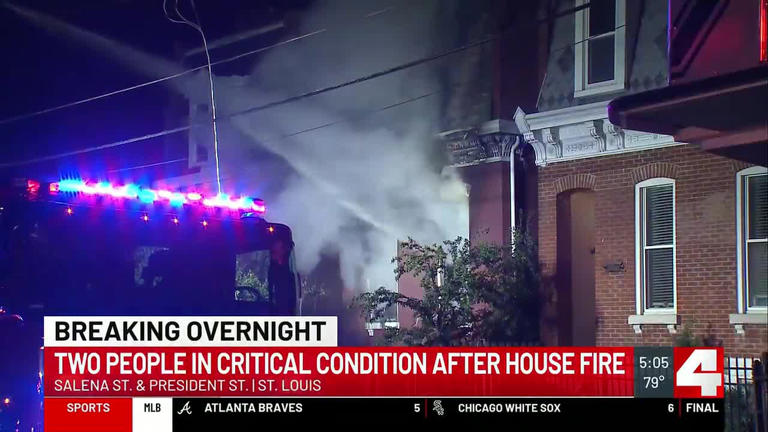 2 people in critical condition after overnight house fire in south St ...