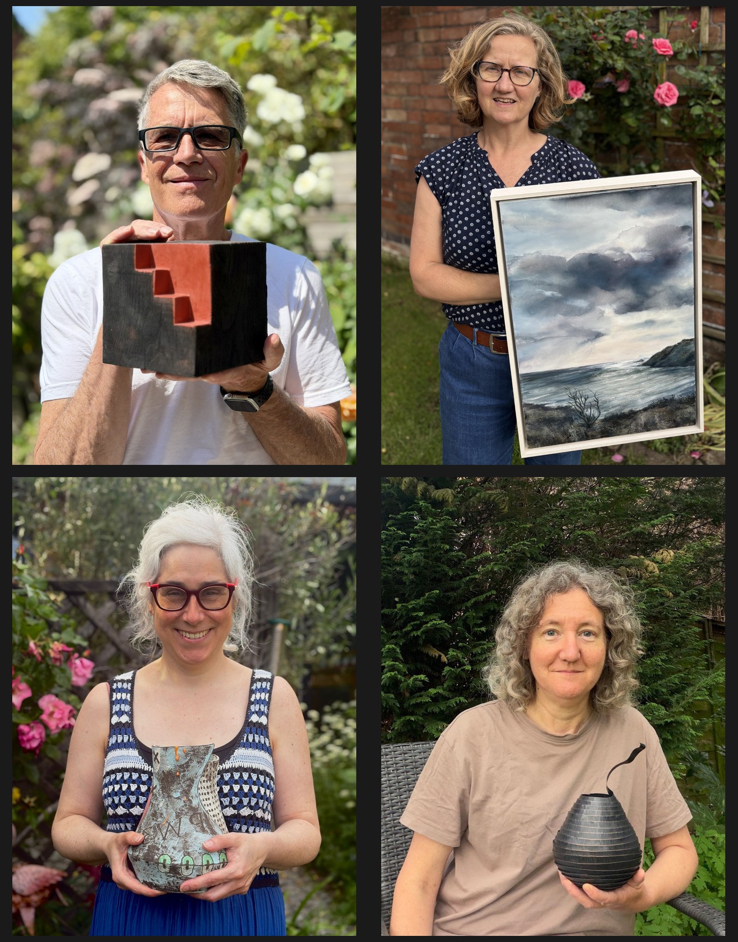 Art exhibition of layers in Warwick