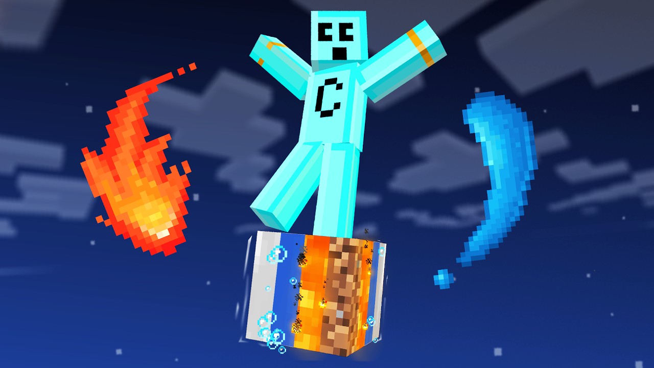Surviving in a world made of only one elemental block