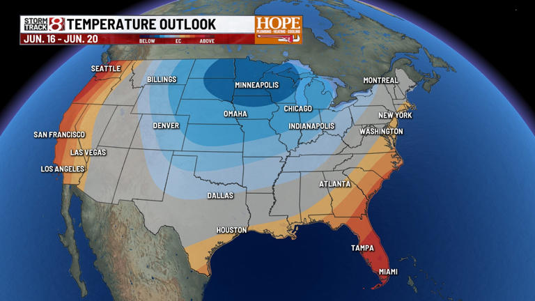 Oppressive heat and thunderstorms through Thursday | June 10, 2026