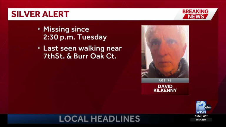 Silver Alert issued for missing Delavan man
