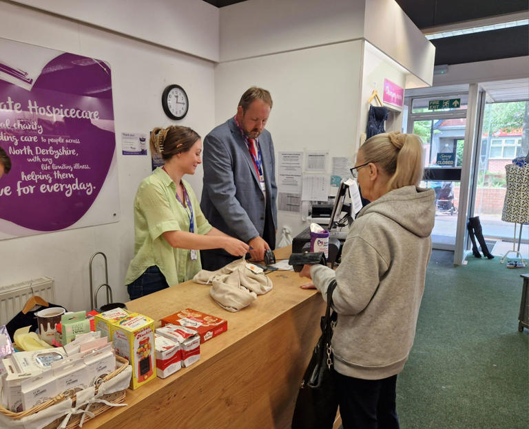 Column: Chesterfield MP Toby Perkins joins charity shop to mark ...