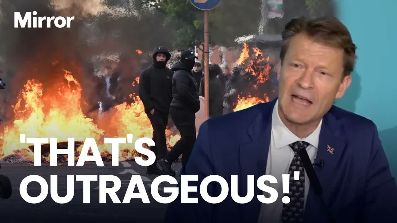 Richard Tice erupts at question on Belfast riots as Reform is pressed ...