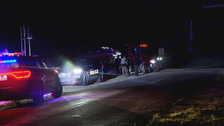 South Shore train collides with vehicle at railroad crossing in South Bend