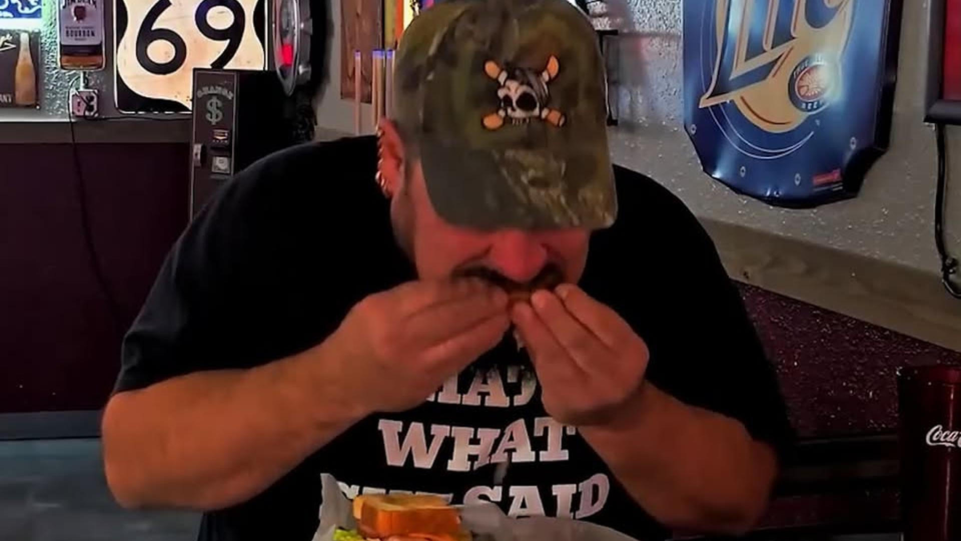 Can I finish this huge sandwich fast?