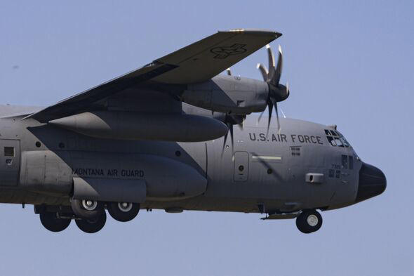 US Air Force plane declares mid-flight emergency after taking off from ...