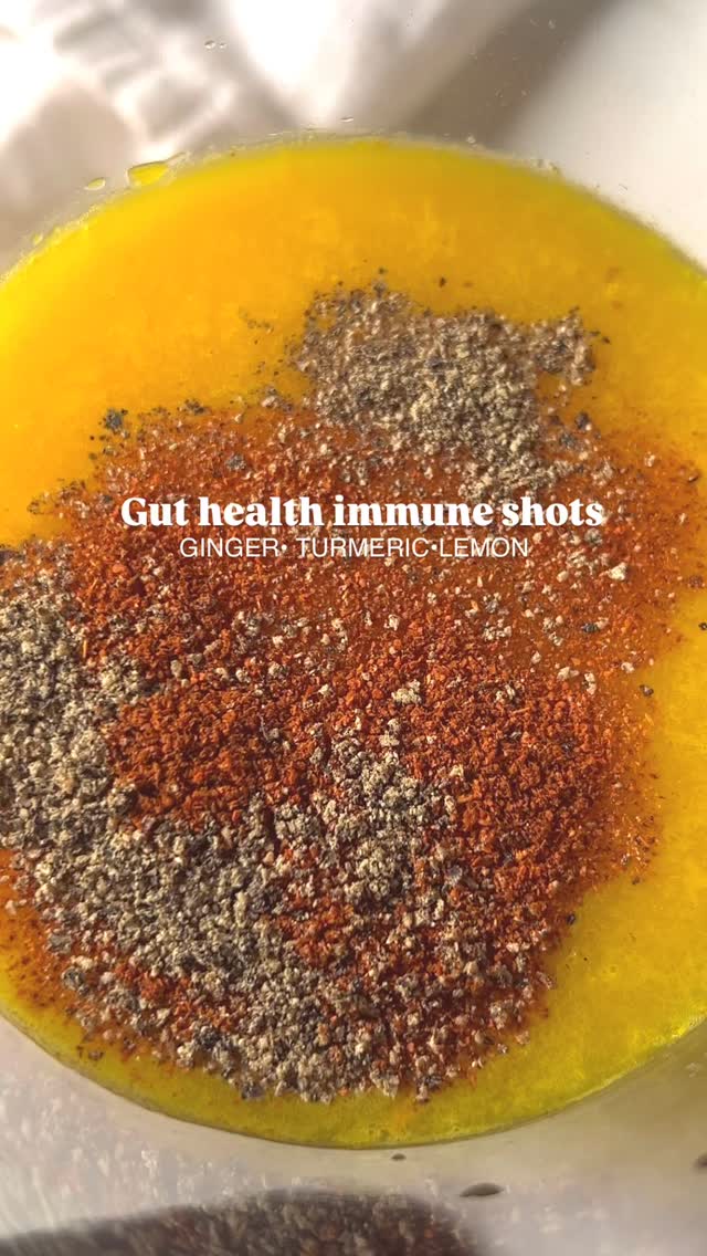 Gut health and immunity shots to start your day right