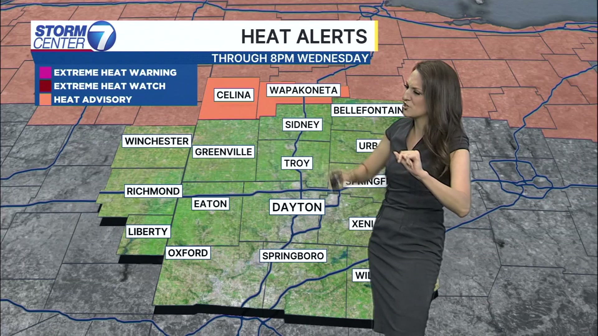 Dangerously hot with strong storm chances