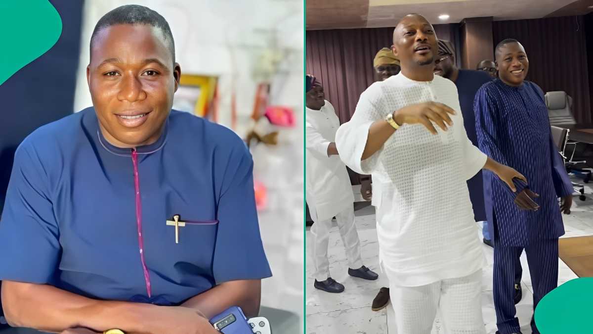 Respect or disrespect? Video showing how Igboho greeted Seyi Vodi ...
