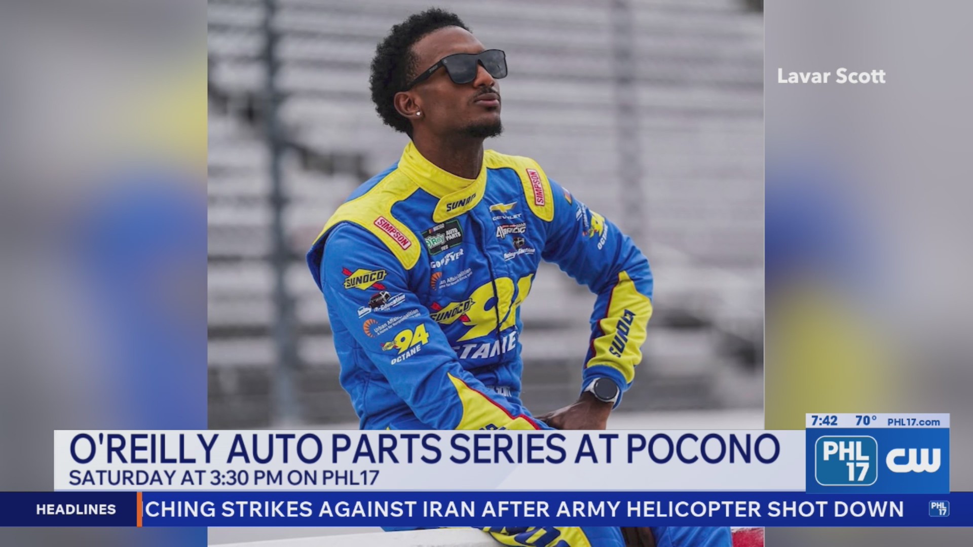 Local NASCAR driver returns home for Pocono Raceway | PHL17 Morning News
