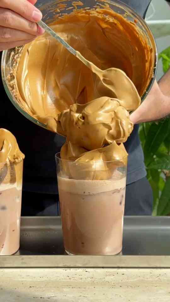 Fluffy coffee and Magnum ice cream create the ultimate sweet treat