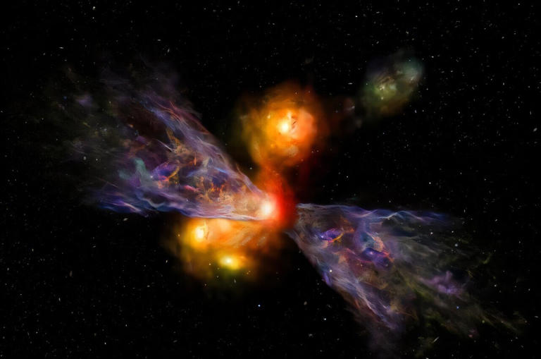Galaxy-killing wind discovered in the early universe