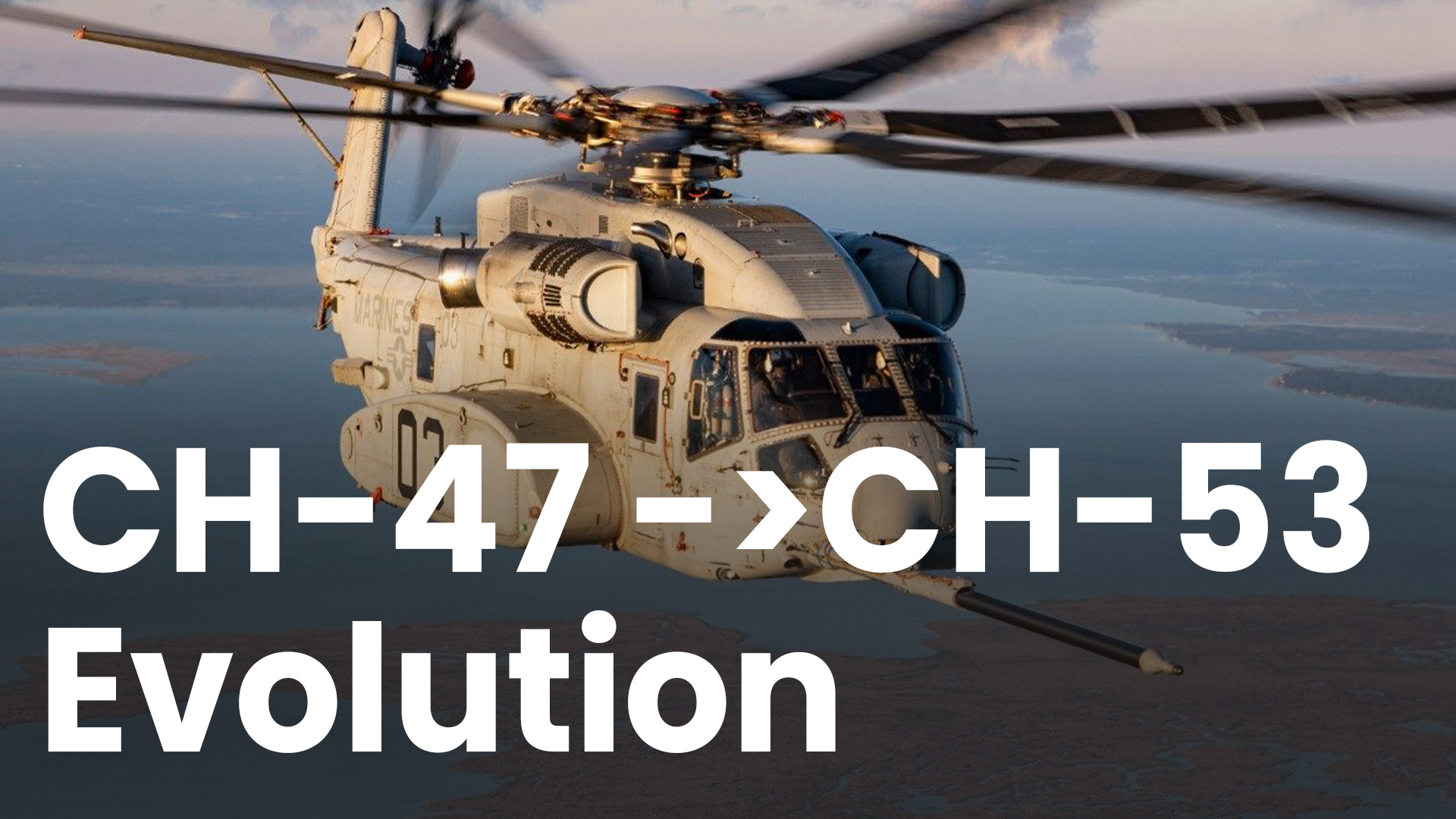 The CH-53K solves a problem the Chinook can't