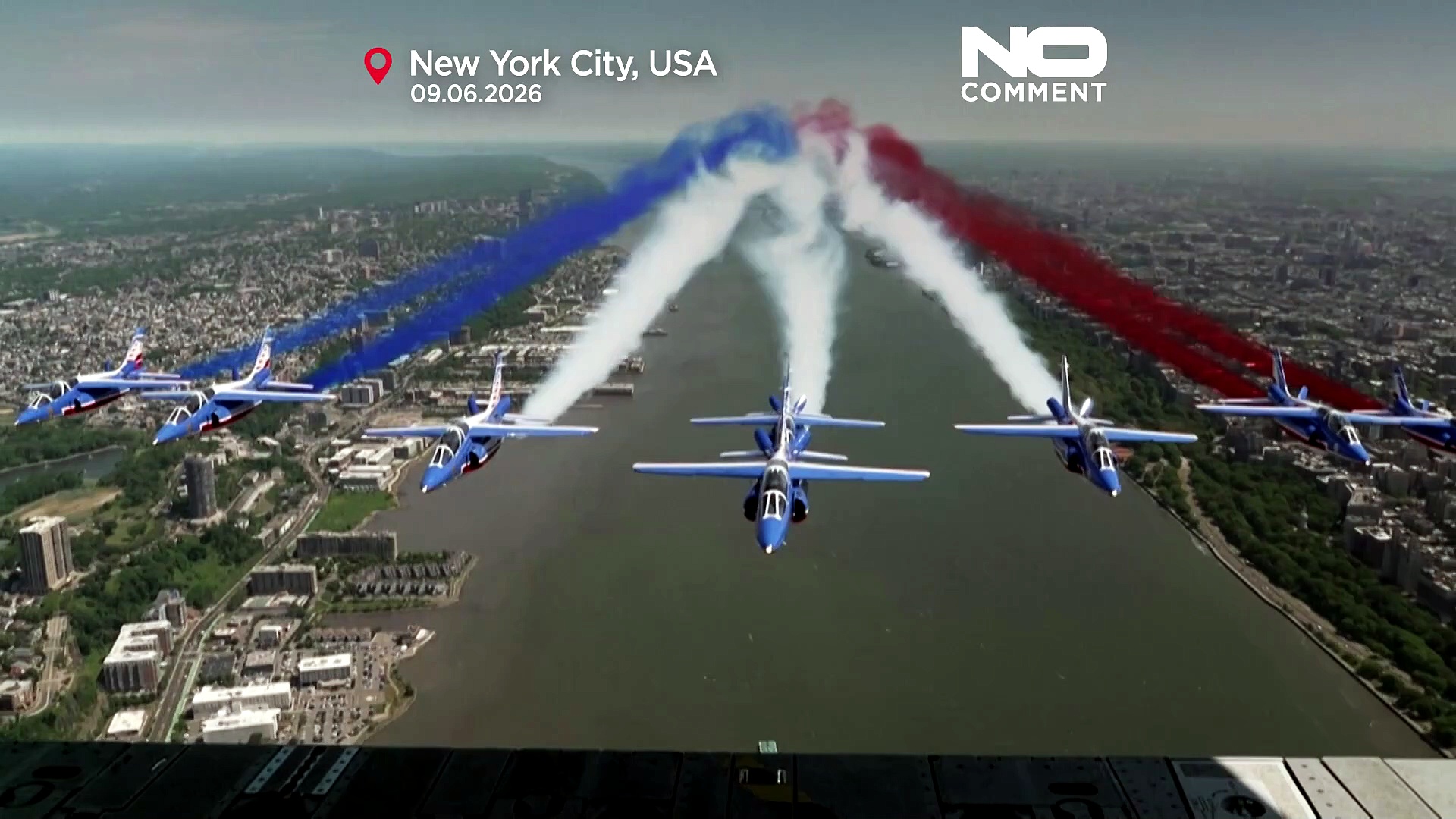 USA: French Air Force display marks 250 years of American independence