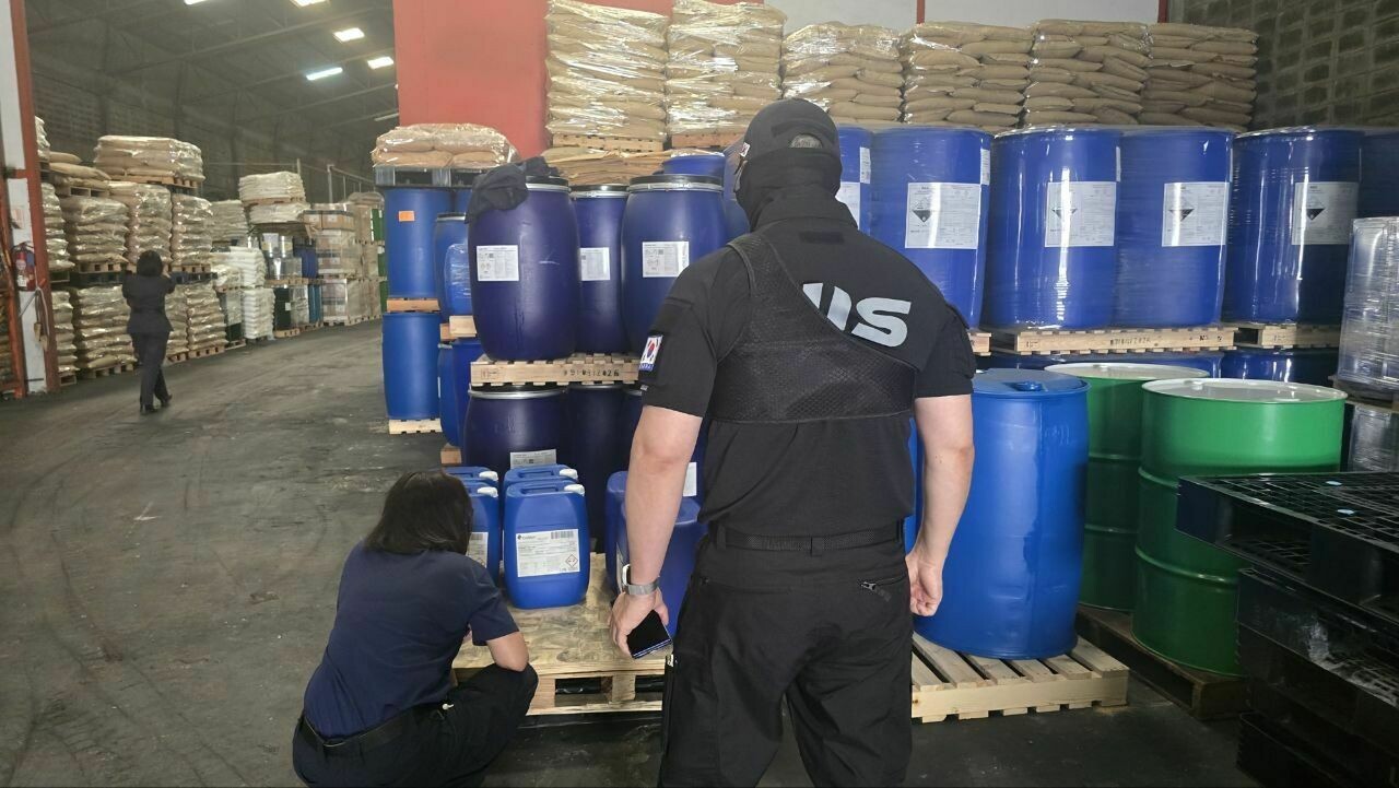 Korean, Thai authorities seize 50 tons of drug precursors in first ...