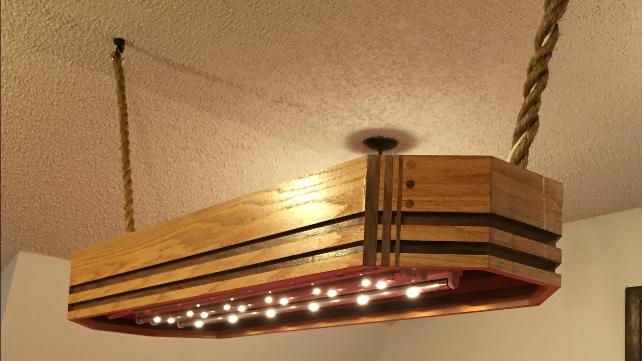 How to build a custom pool table light