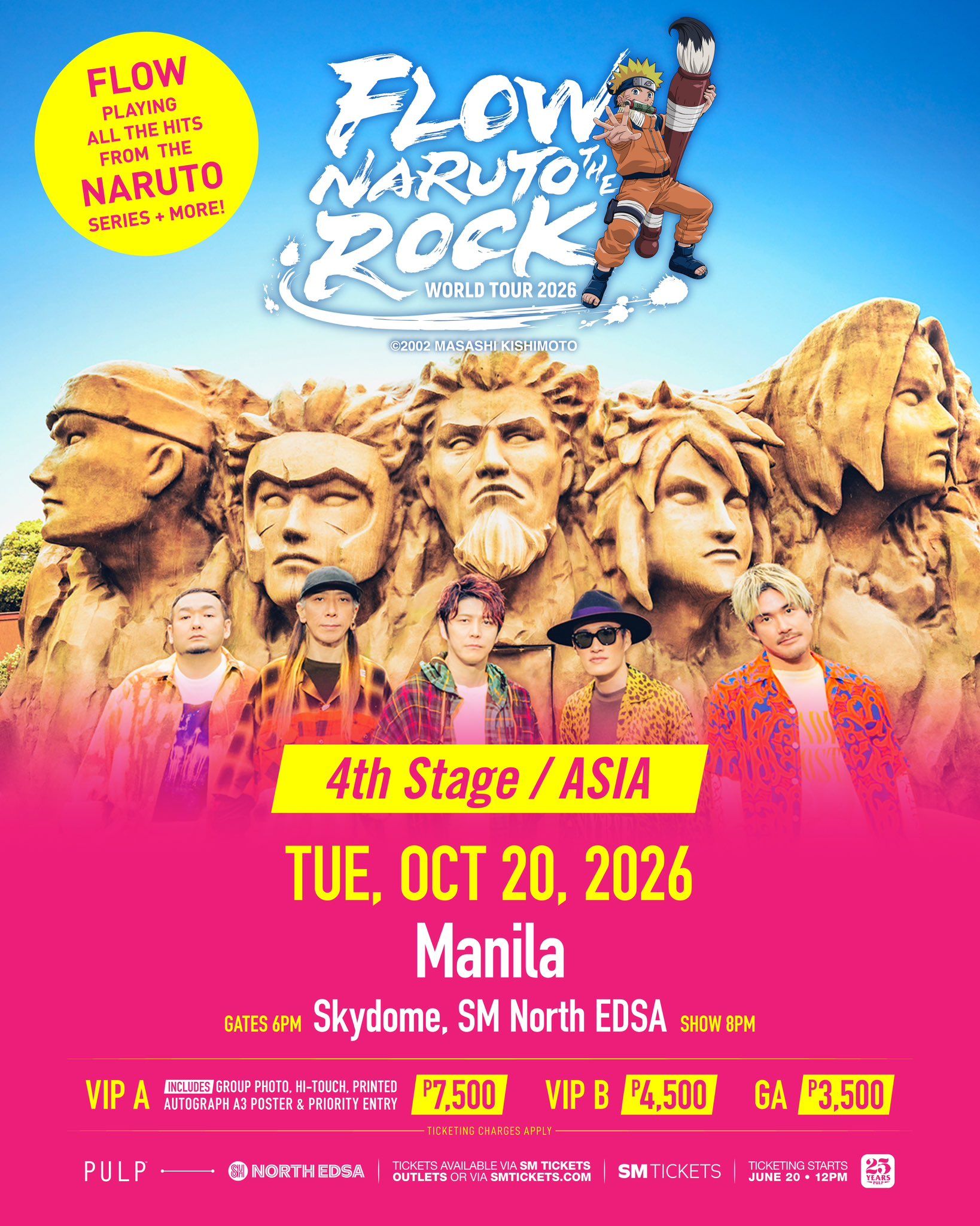 Japanese rock band Flow brings 'Naruto' concert to Manila