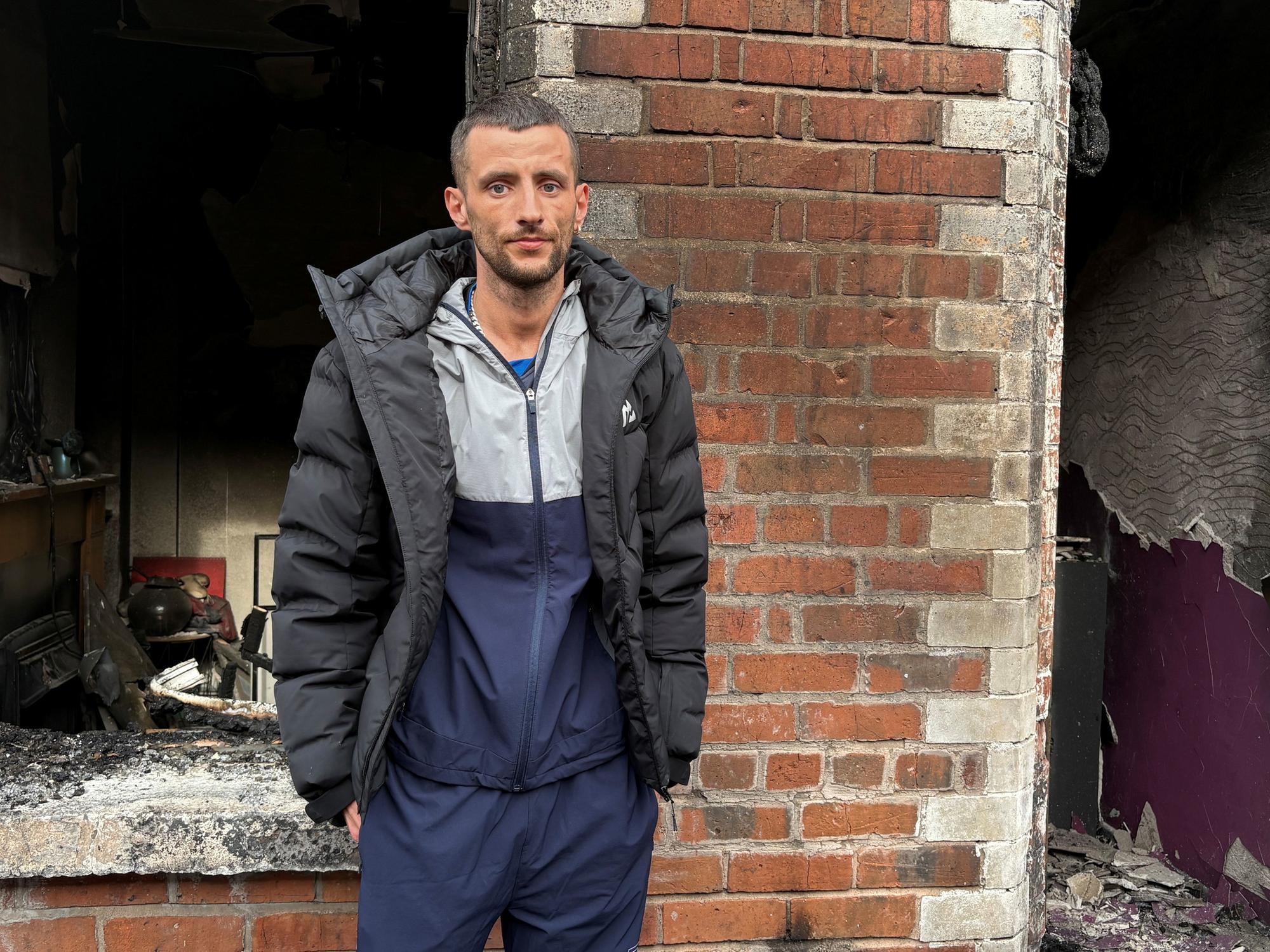 Man whose house was completely destroyed lost sentimental items in fire ...