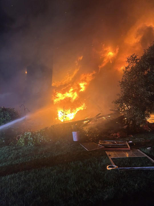 Several critically injured in two-alarm fire that destroys east ...