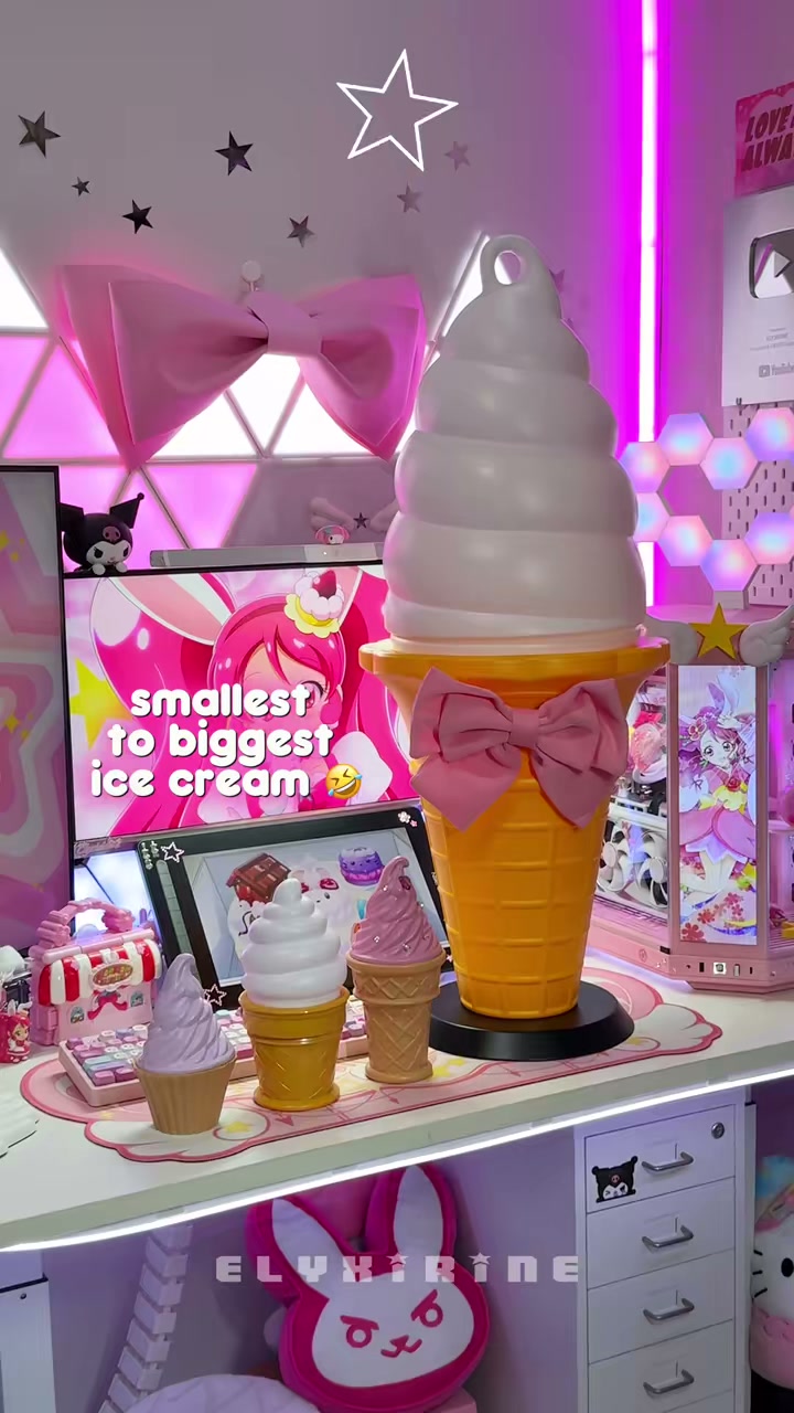 This giant ice cream cone night lamp is too cute to ignore