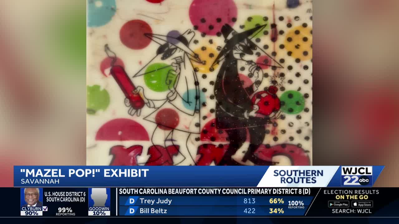 Mazel Pop! art exhibit on display at Savannah's JEA