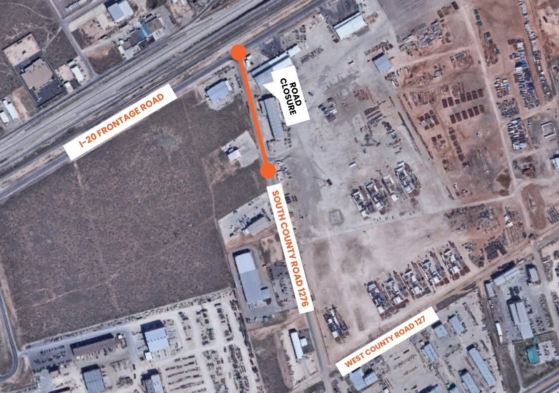 Midland drivers face multiple road closures for utility work