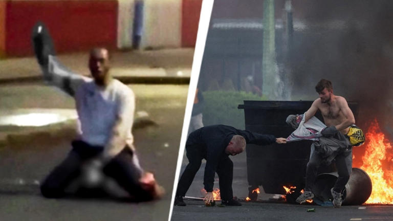 He's trying to cut off his head: Belfast burns after refugee tries to ...