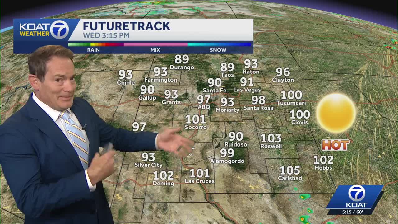 Skies dry out and temperatures soar this afternoon, red flag warnings ...