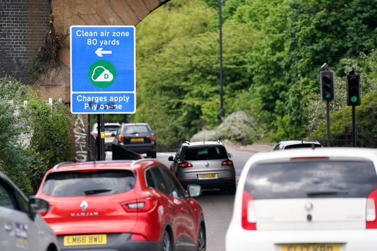 Motorists could see clean air zone fines rise as new rules risk adding ...