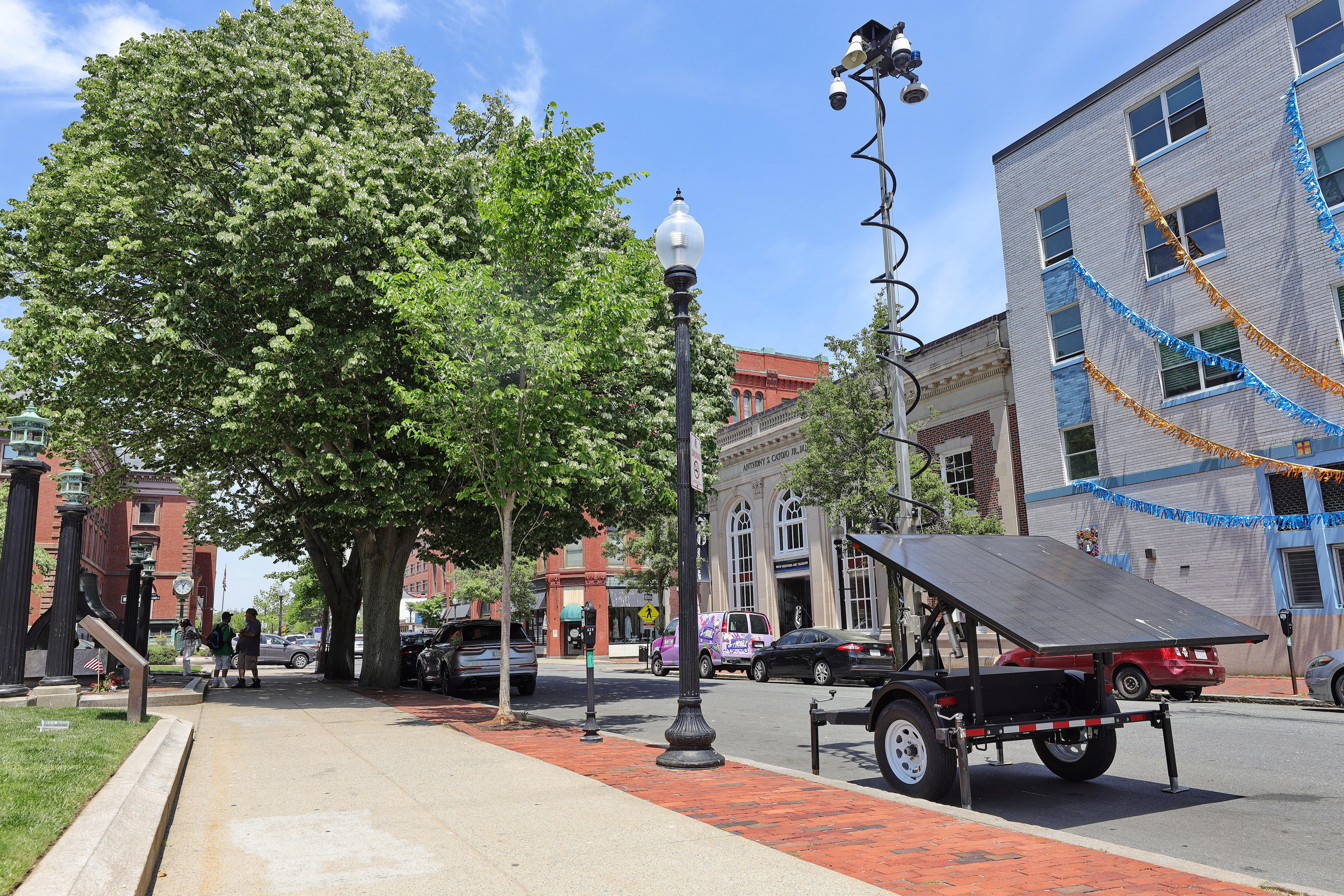 New Bedford police deploy new camera trailer to deter crime