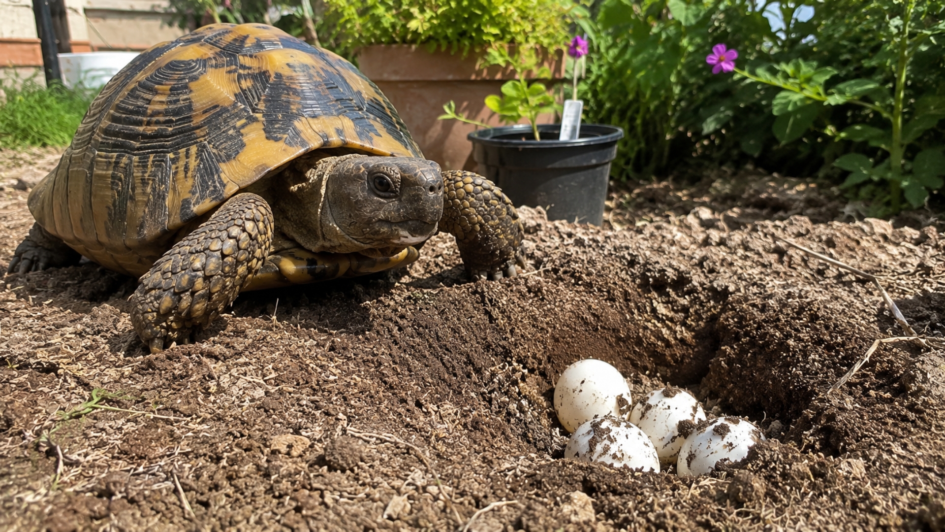 Family's 'male' tortoise lays eggs after 41 years of mistaken identity