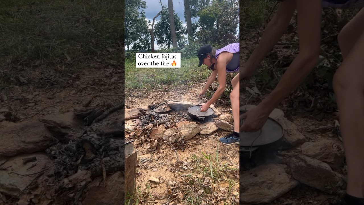 See why we love cooking meals outdoors over an open fire