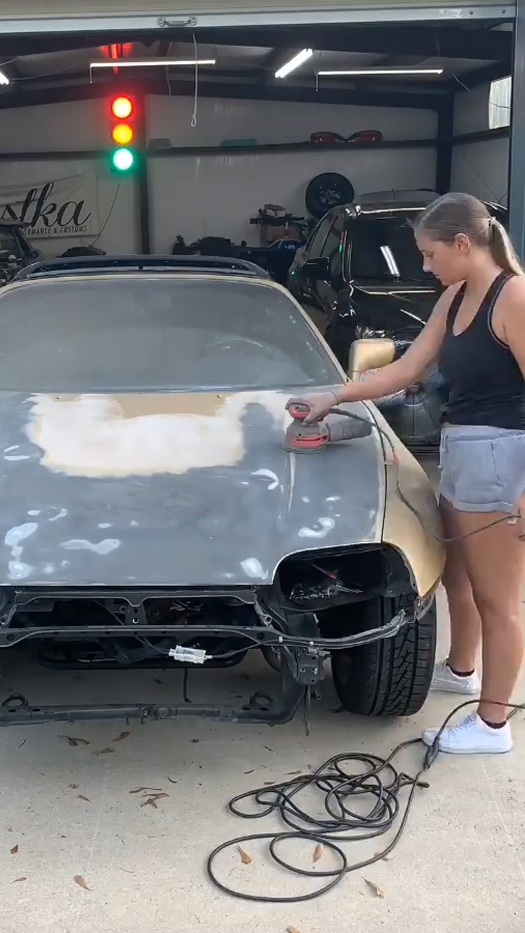 Restoring a classic sports car one step at a time
