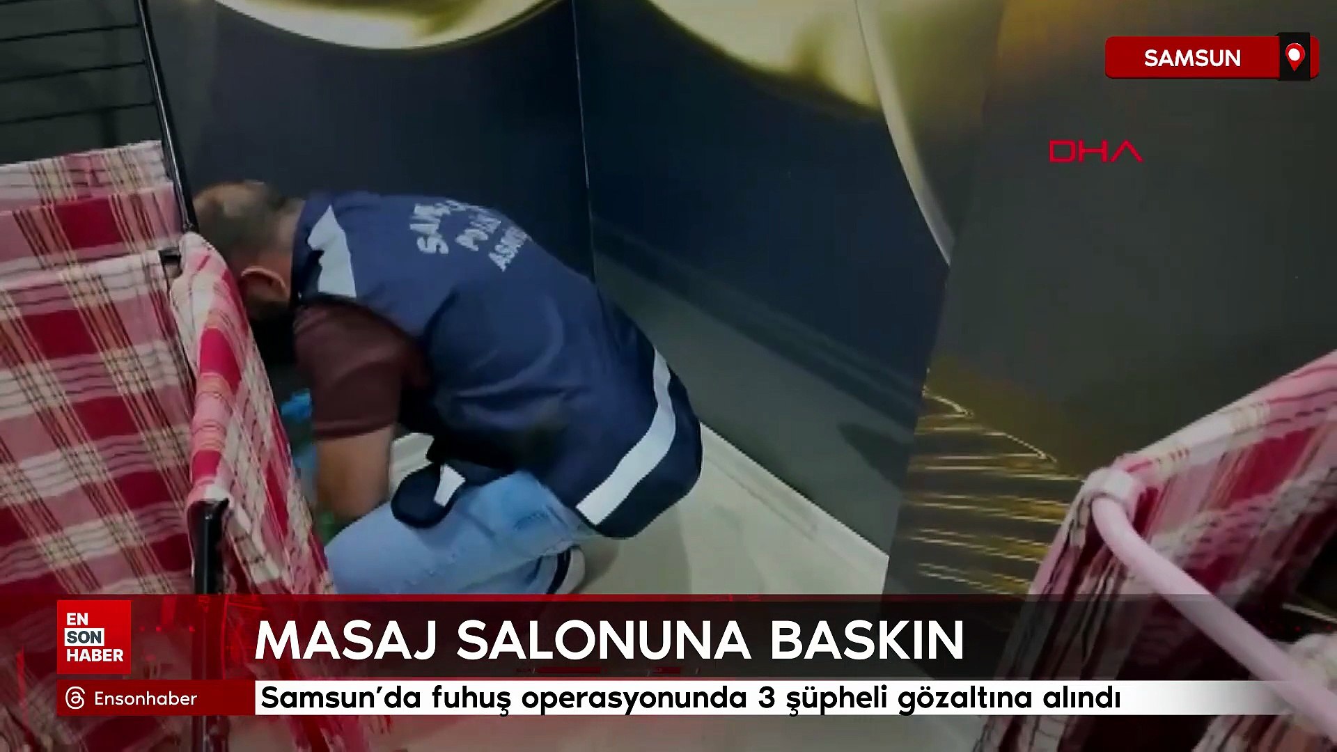 Samsun’da fuhuş operasyonunda 3 şüpheli gözaltına alındı