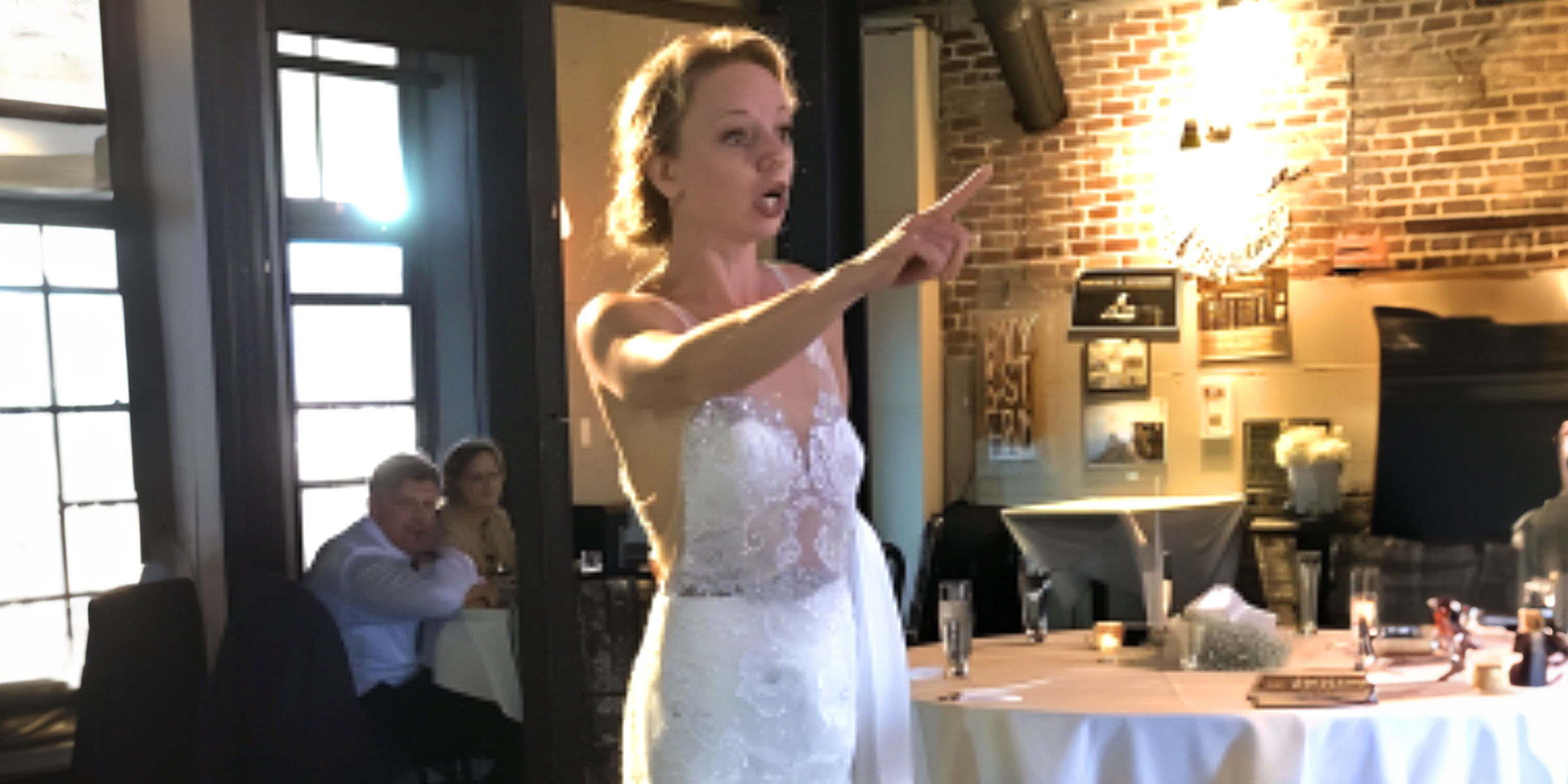 Bride and groom made us serve and clean at their wedding – but karma ...