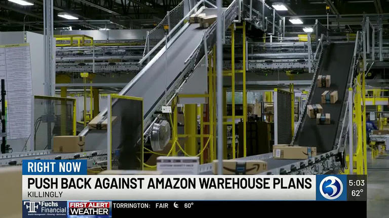 Killingly residents voice concerns over proposed Amazon warehouse