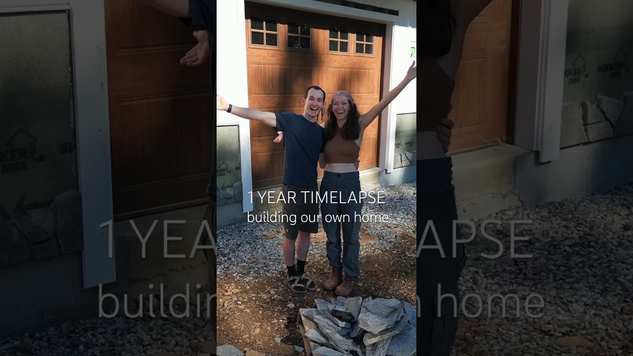 Watch a full one year home build timelapse project