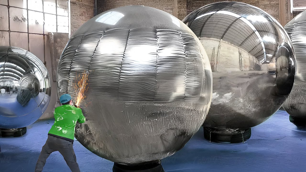 Genius technique China uses to make perfect steel spheres in bulk