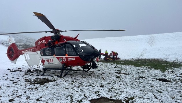 Abgestürzt: Alpinist überlebt eisige Nacht am Berg
