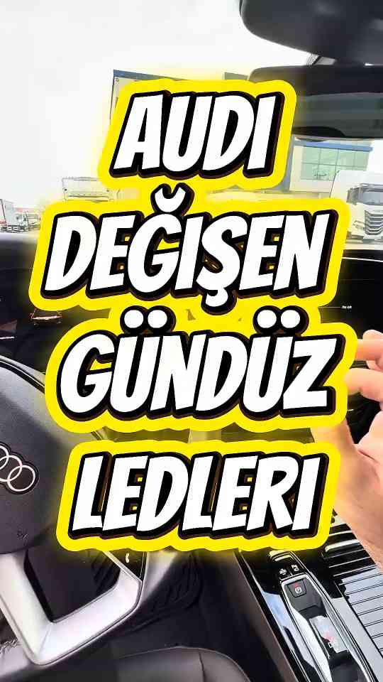 Audi e-tron değişen gündüz farları