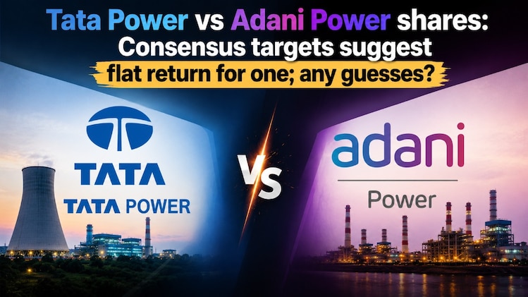 Tata Power vs Adani Power shares: Consensus targets suggest flat return ...